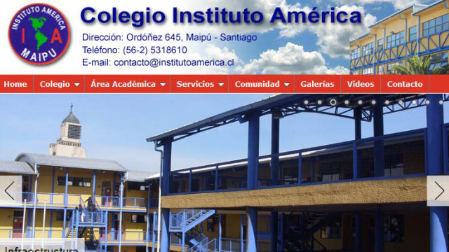 sitio colegio instituto américa | lcdesign